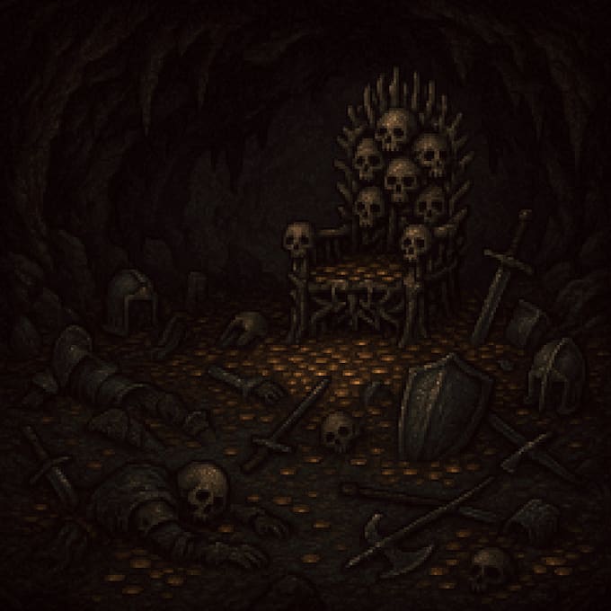Create dark fantasy pixel art backgrounds for your 2d game by Rodrigo ...