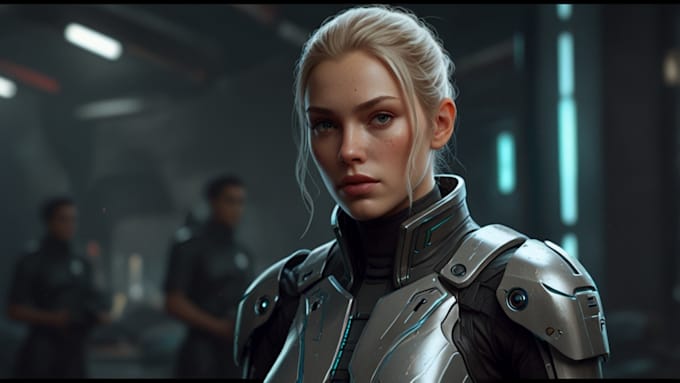 Draw fantasy or sci fi concept art character design by Naemhmid | Fiverr