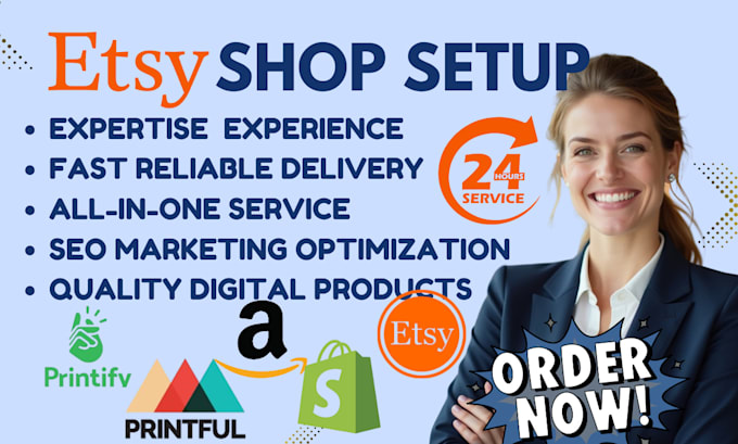 Set up your esty shop, add listings, seo or do a complete overhaul by ...