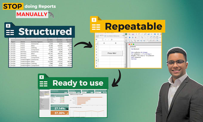 Automate your excel reports and dashboards for smarter reporting by ...