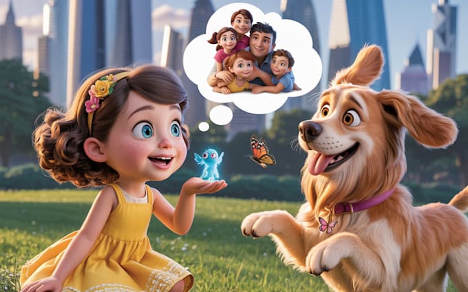 Design 3d pixar cartoon character, avatar, banner, ai art image editing ...