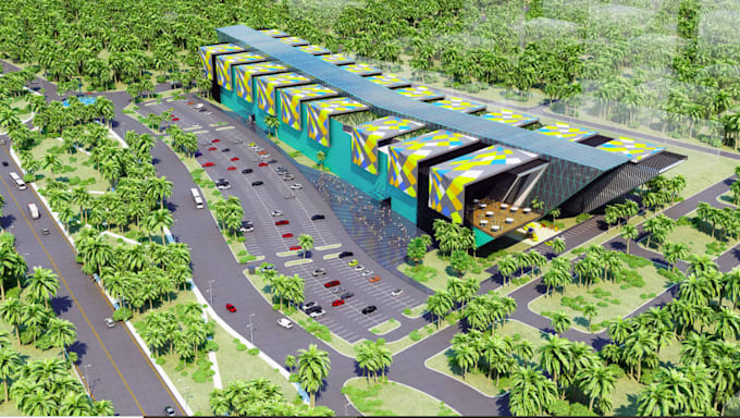 Render and design master plan,2d site plan,3d landscape,campground park,resort by Harbiodun401 ...