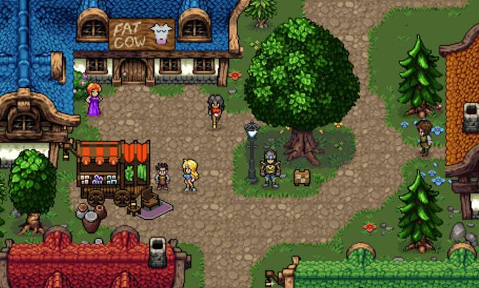 Do pixel art tileset top down tile map rpg game art asset sprites ...