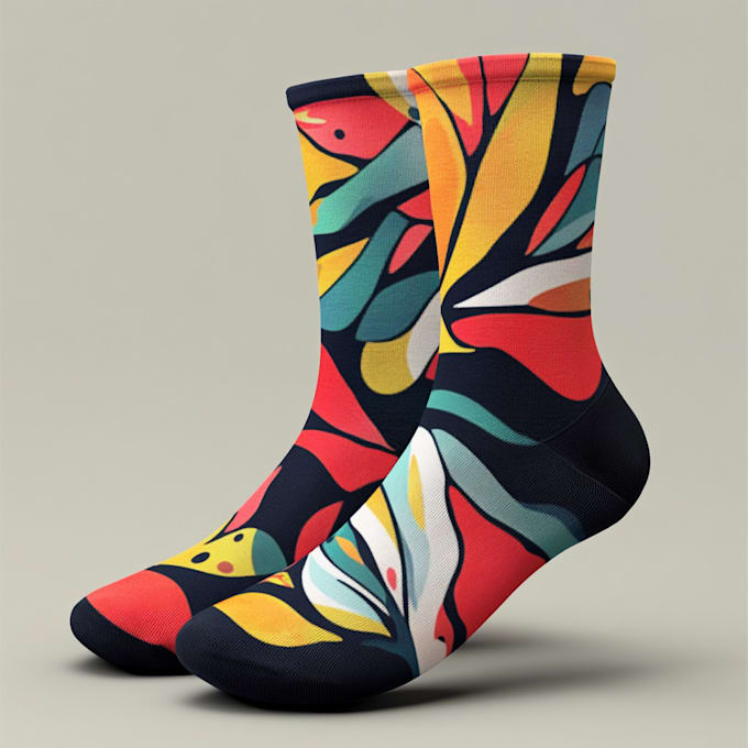 Do a creative socks unique sock design for you by Walouprsea | Fiverr