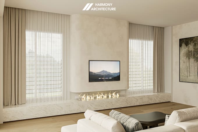 Model and render ultra realistic interior, 3d floor plan by Hoang_th ...