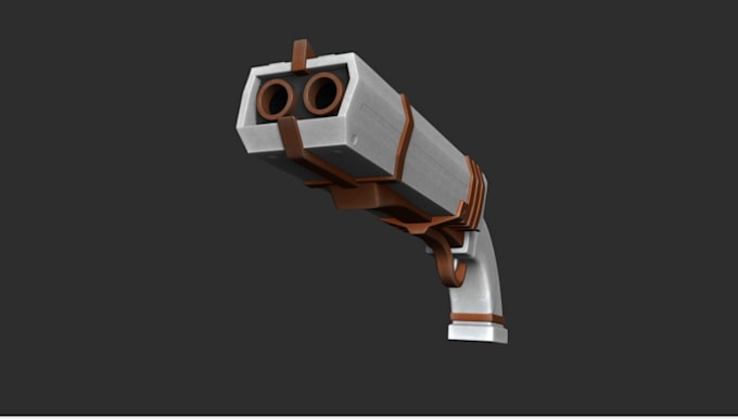 Create 3d weapons gun, 3d gun models, weapon designs 3d shooting game by Aispoppy | Fiverr
