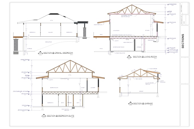 Deliver residential permit drawings with complete structural and mep plan by Skylinearchitec ...