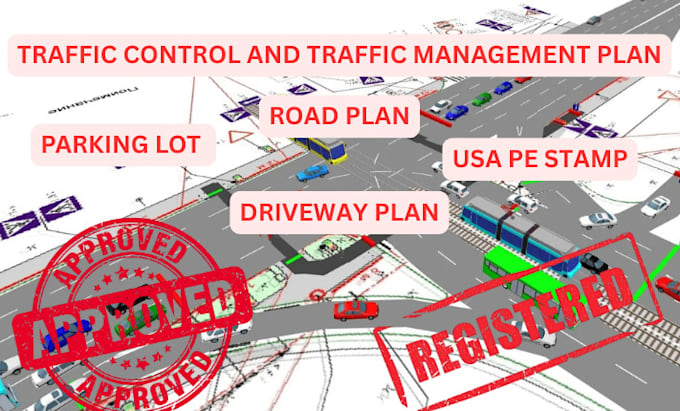 Design traffic control plan, tmp, parking lot for your construction ...