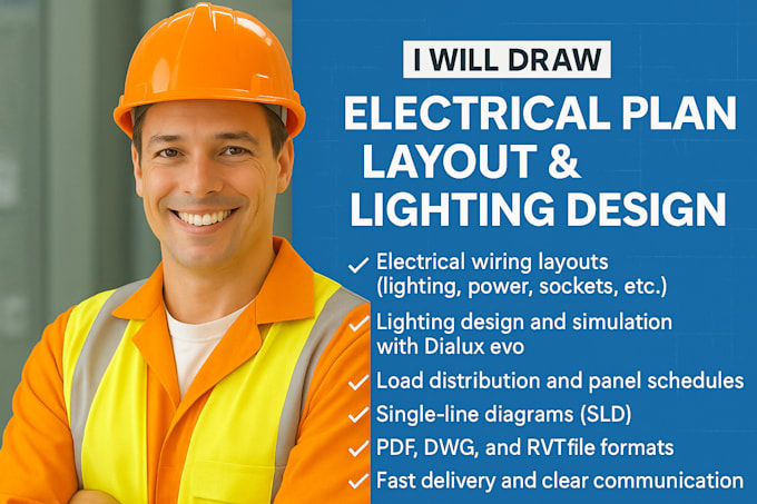 Do electrical plan layout and lighting design autocad, revit and ...