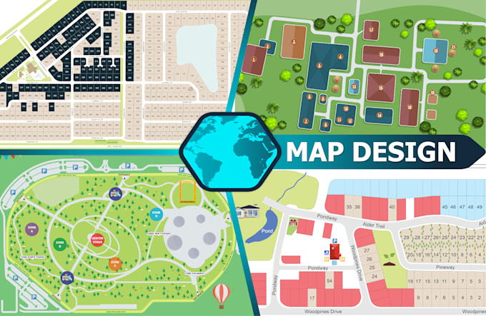 Create an rv campground park map and site plan design by Milicastam ...