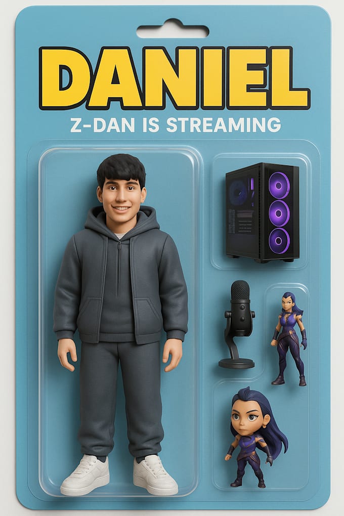 Create your own custom 3d action figure by Danielz100 | Fiverr