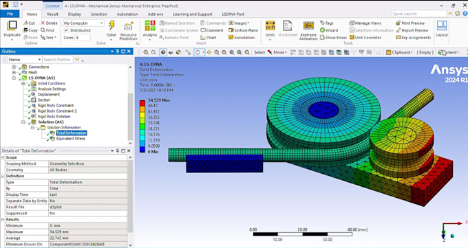 Do Simulation On 3d Cad Model Fea Cfd Using Solidworks And Ansys By Honey0hassan Fiverr