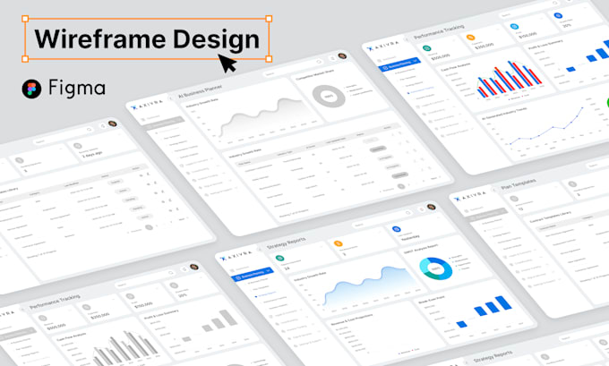 Create wireframe and prototype in figma for your website or app by Freelanceworld | Fiverr