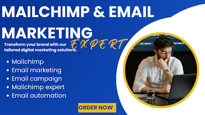 Do mailchimp email campaign setup design with automation by Fasae82 ...