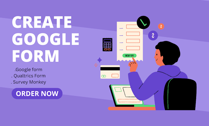 Create a google form, qualtrics, survey form, survey monkey ...