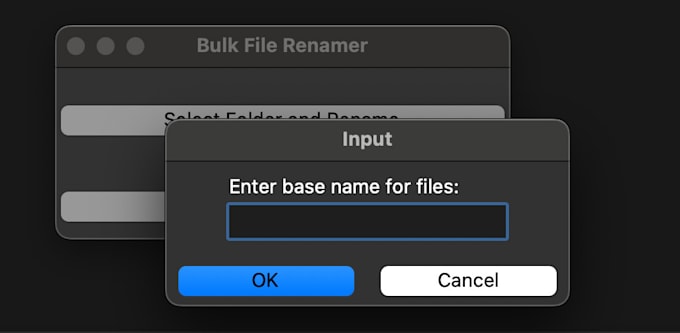 Create a custom bulk file renamer app by Levibmackay | Fiverr