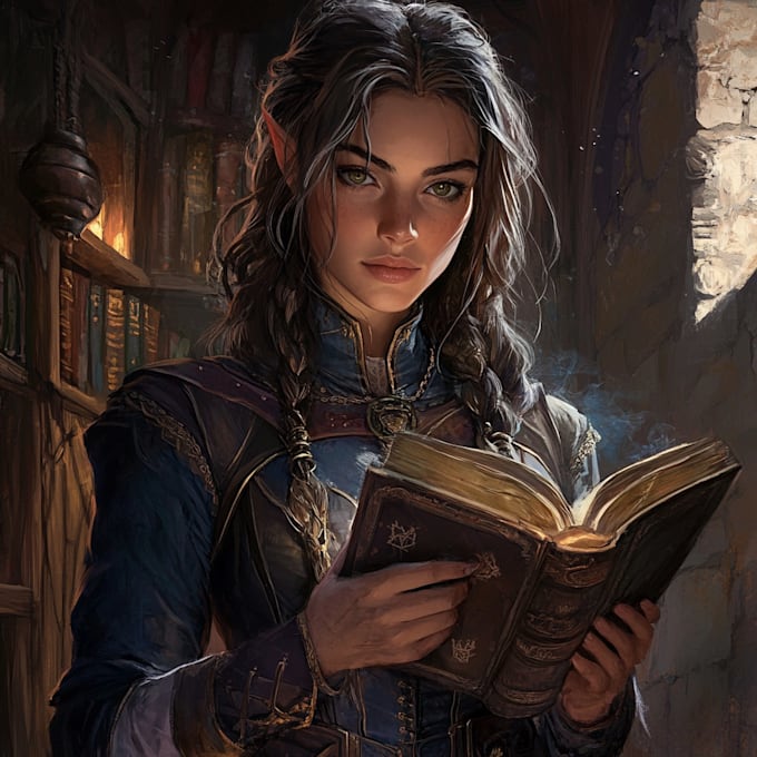 Draw your game art dnd character illustration by Dorothy_454 | Fiverr