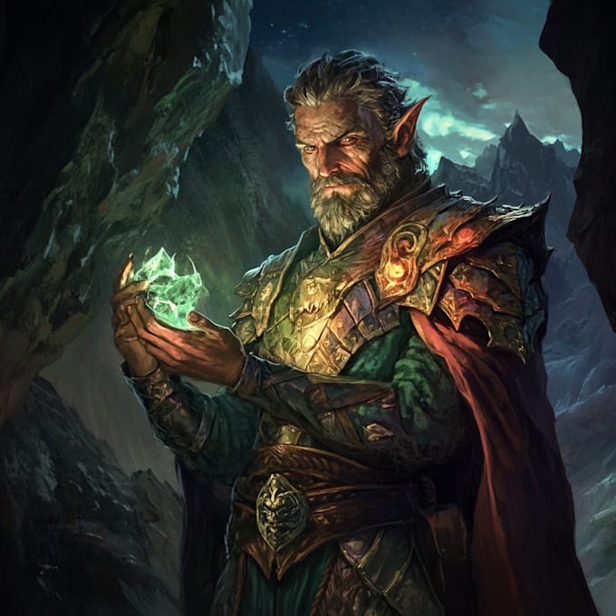 Draw a character art and dnd character illustration by Dorothy_454 | Fiverr