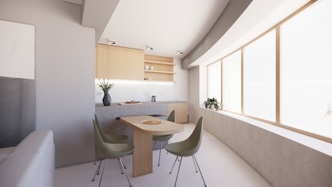 Create interior renders for your space in enscape by Dianafurnea | Fiverr