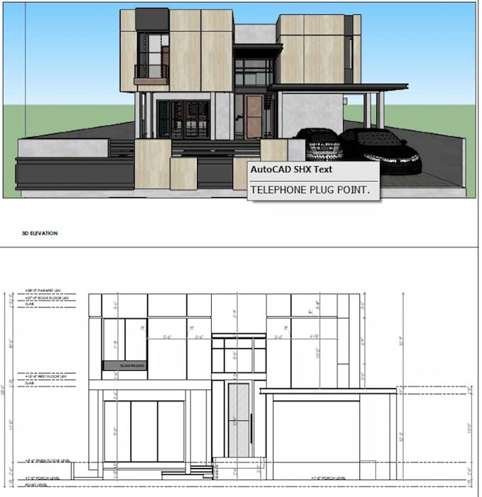 Draw 2d floor plan in autocad architectural floor plan by Alia ...