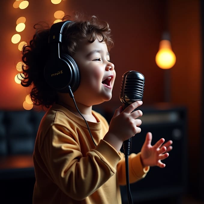 Record kids songs and nursery rhymes in a cute baby voice by ...