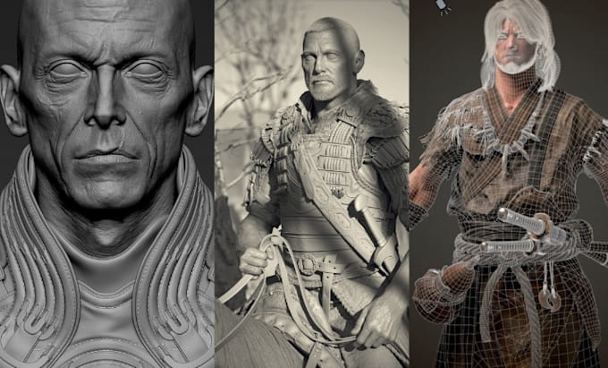 Aaa 3d realistic game character, model 3d metahuman film character in ue5, unity by Mikealgrace ...