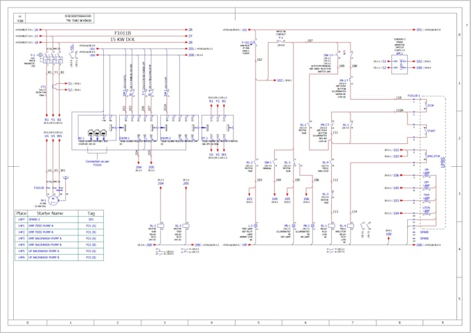 Design and draw electrical schematic using eplan, autocad by Rj160319 | Fiverr