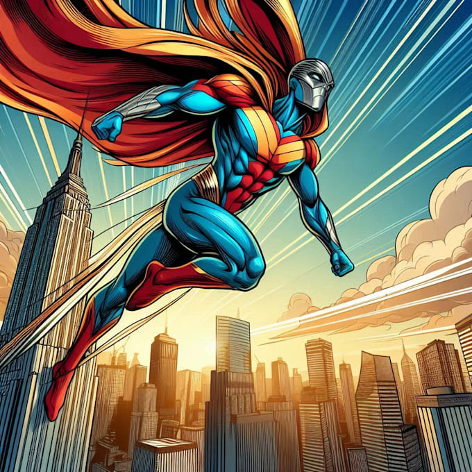 Concept art superhero character design for comics by Michael_venrd | Fiverr