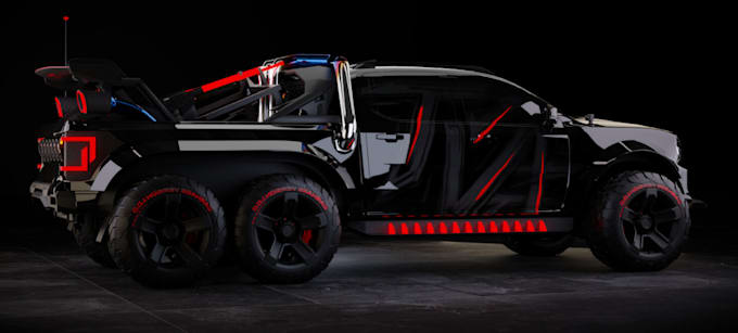 Tva carnage car model, pickup truck, tva gang vehicle, ue5 rig, fivem ...