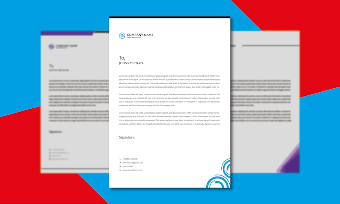 Create an editable ms word letterhead template for your business by ...