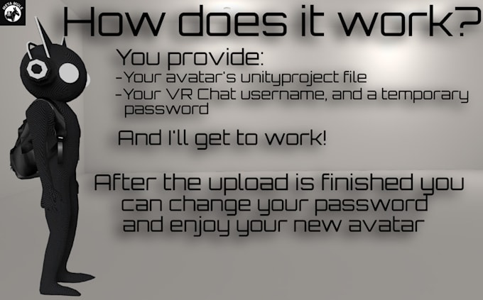 Upload your vrchat avatar for you by Kwanzaa_ | Fiverr