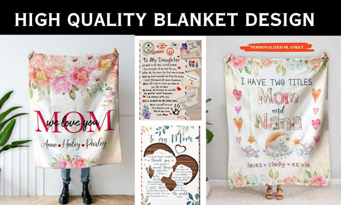 Design eye catching fleece, quilt, and hooded blankets with custom ...