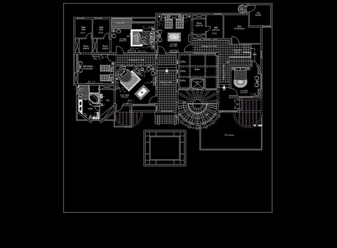 Make any 2d layout in autocad by Umer08 | Fiverr