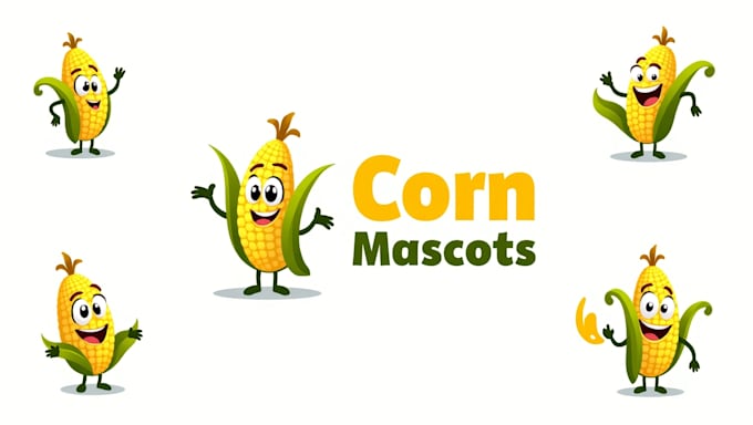Do awesome corn pack character mascot logo design by Mglan_chggs | Fiverr