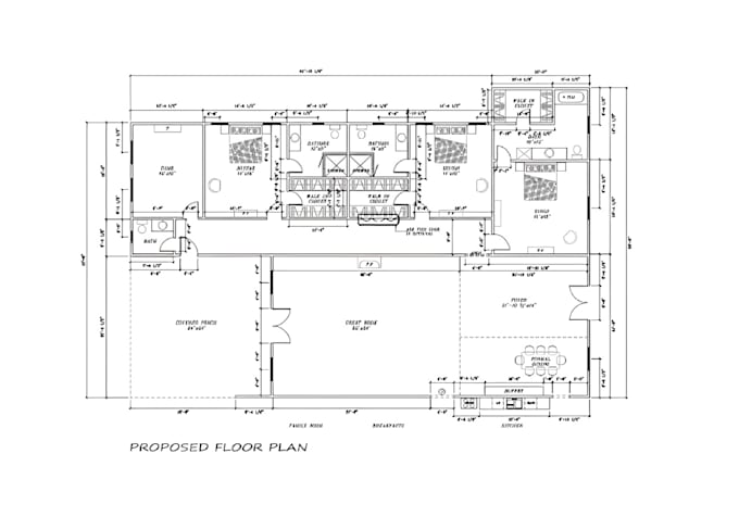 Architectural floor plan,house plan,autocad 2d floor plan,convert pdf to cad,dwg by Asiasiddique ...
