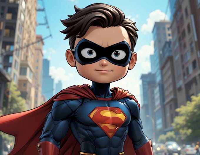 Do an amazing superhero cartoon characters by Kaksaulee | Fiverr