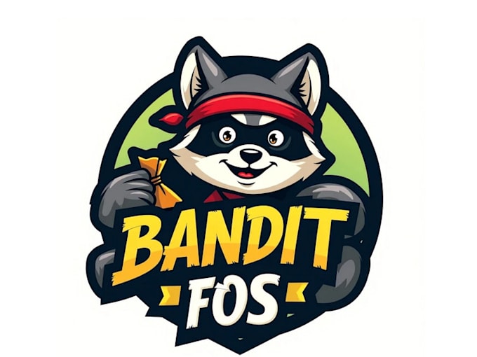 Design high quality bandit mascot logo with fastest delivery by Fried ...