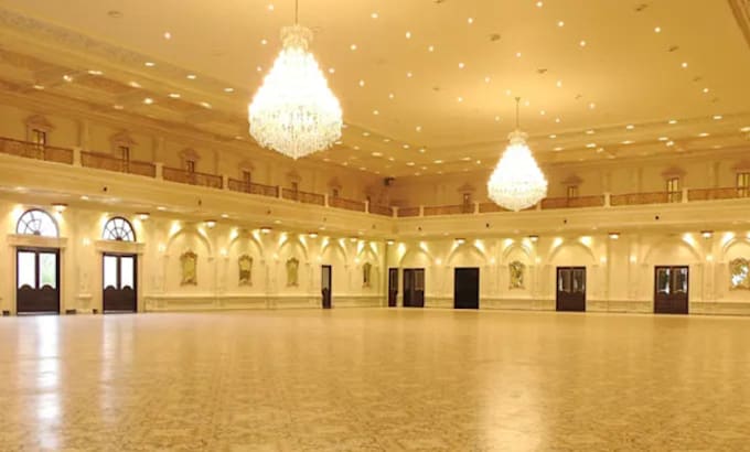 Render 3d modern event halls, meeting, outdoor venues,convention spaces ...