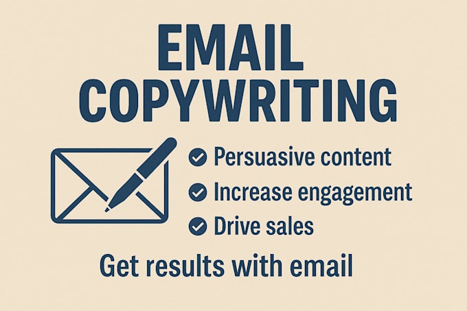 Deliver email copywriting for campaigns and marketing by ...