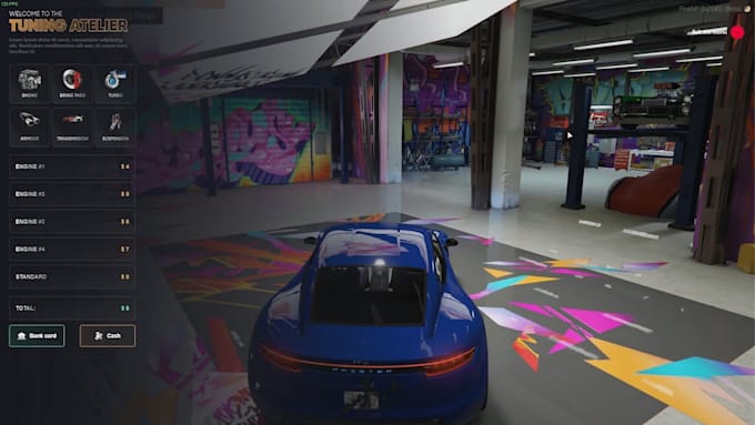 Develop custom script, fivem developer, fivem server, mlo, map mod,hud ...