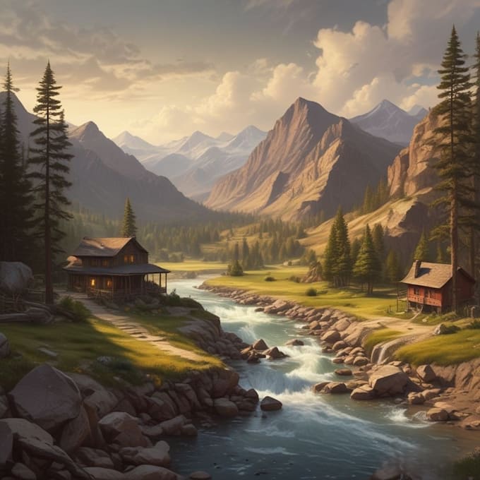 Draw a magical environment concept art by Mungshin | Fiverr