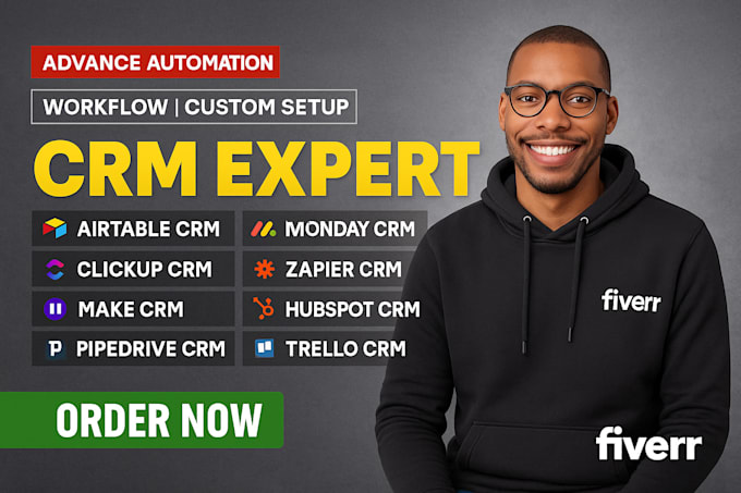 Airtable crm airtable portal make workflow automation monday crm and integration by Flowbyrokeeb ...
