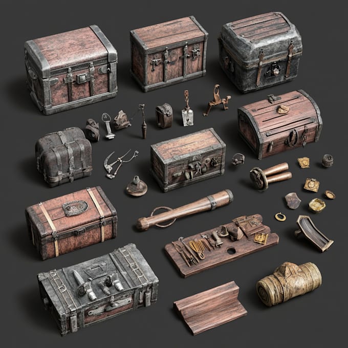 Create 2d game ui and game icon, object, props, 2d art by Jumanakins | Fiverr