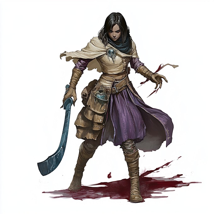 Draw dnd character art design illustration, fantasy by Platonbiryukov ...