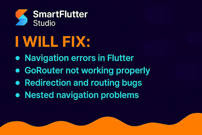 Efficiently fix flutter navigation and gorouter issues by Flutterbyyurii | Fiverr