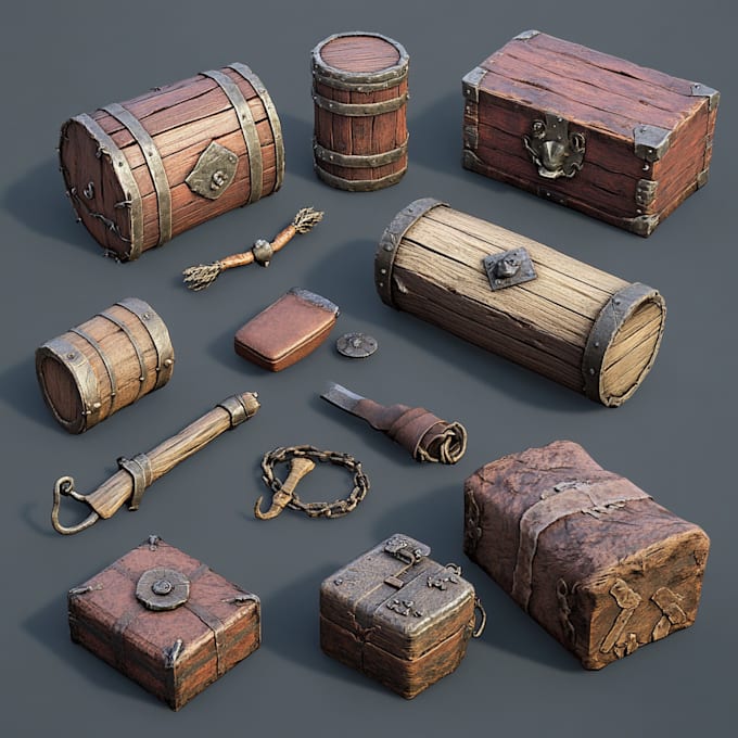 Create nice 2d game assets, props, icons, objects and ui by ...