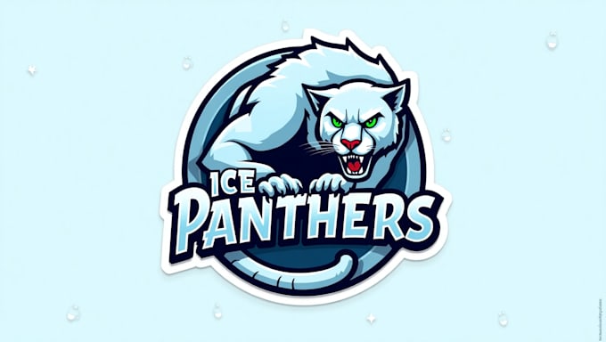 Design outstanding ice panther mascot logo for you with unlimited ...