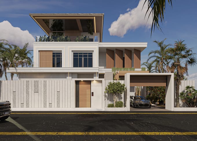 Create 3d model and render exterior by Malaa955 | Fiverr