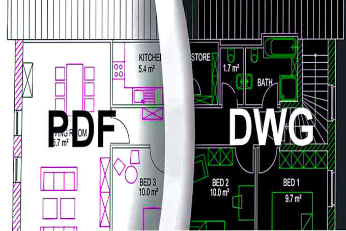 Convert real estate pdf, jpg, png or revit files to professional cad ...
