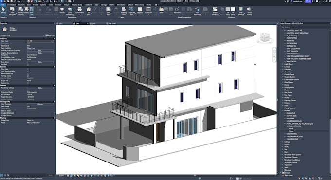 Model your 2d floor plans into a clean revit bim model by Vanndethvan ...